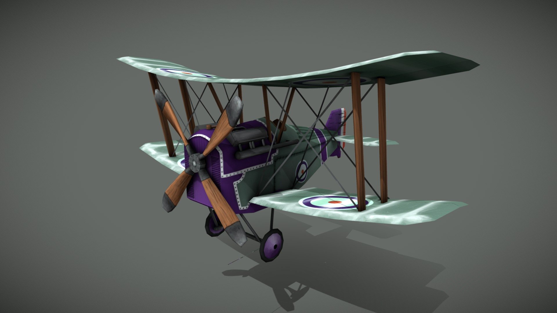 Flying Circus Hisso Plane - 3D model by simonbogaert [7e64a13] - Sketchfab
