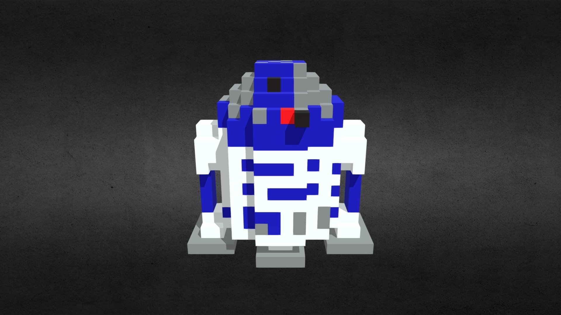 R2-D2 (Star Wars) - Download Free 3D model by VoxelPerlers [7e65f4e ...