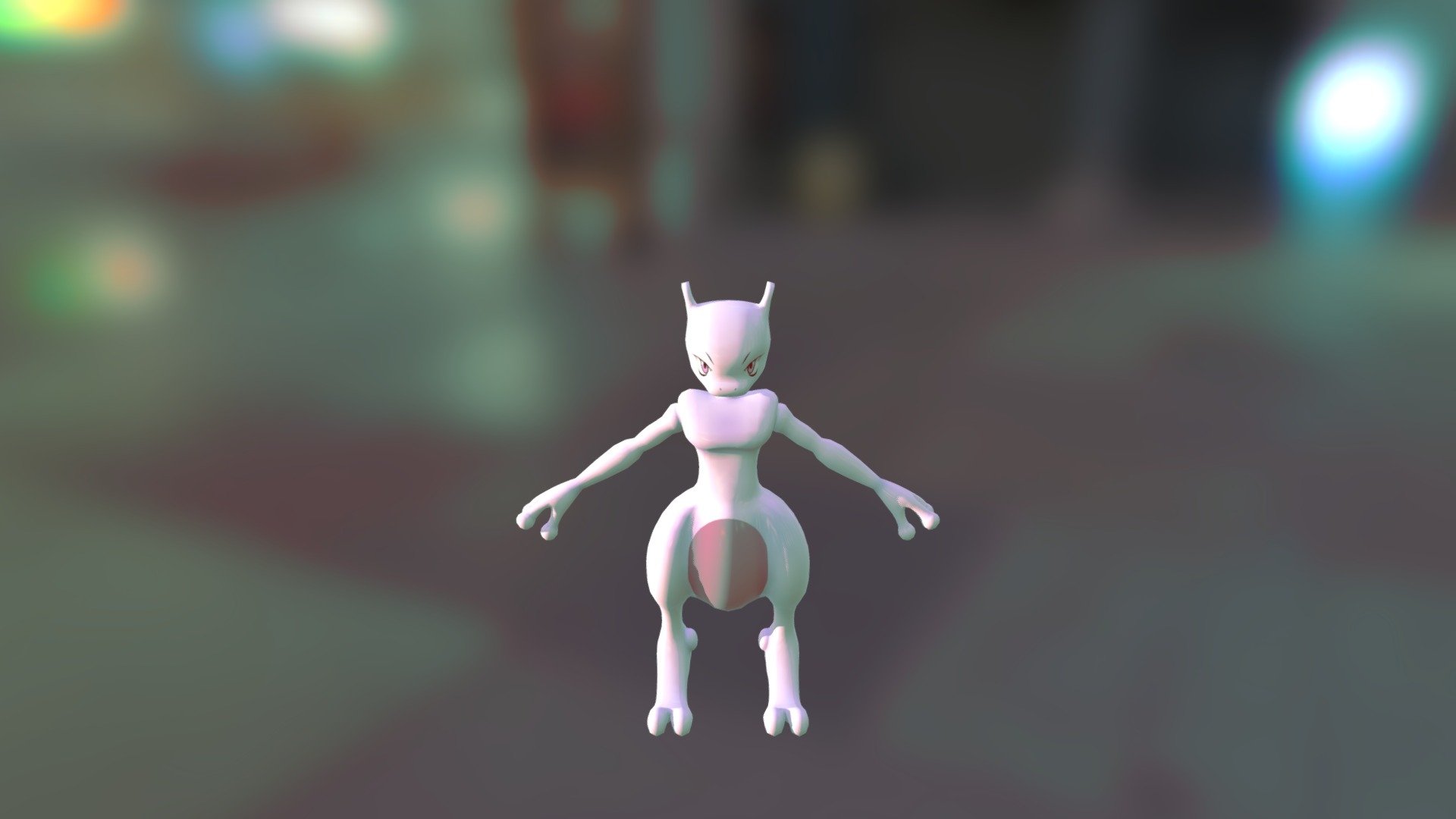 Mewtwo2 - 3D model by sergiv [7e6618b] - Sketchfab