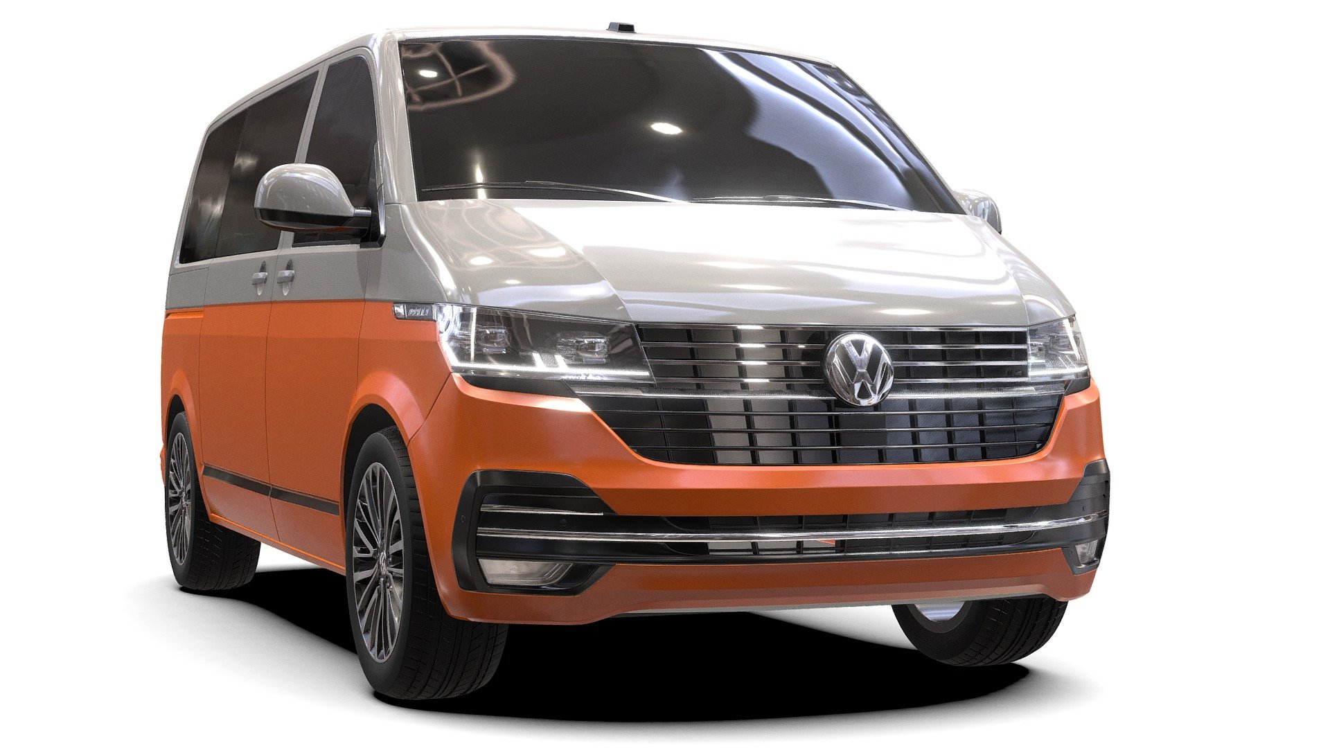Volkswagen Transporter T6 Multivan Bulli 2022 - 3D model by autoactiva ...