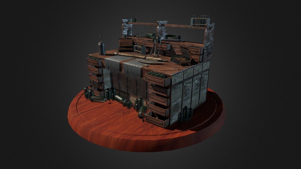 Worktable - Bloodborne (2016) - 3D model by Krimsun [7e66a8a] - Sketchfab