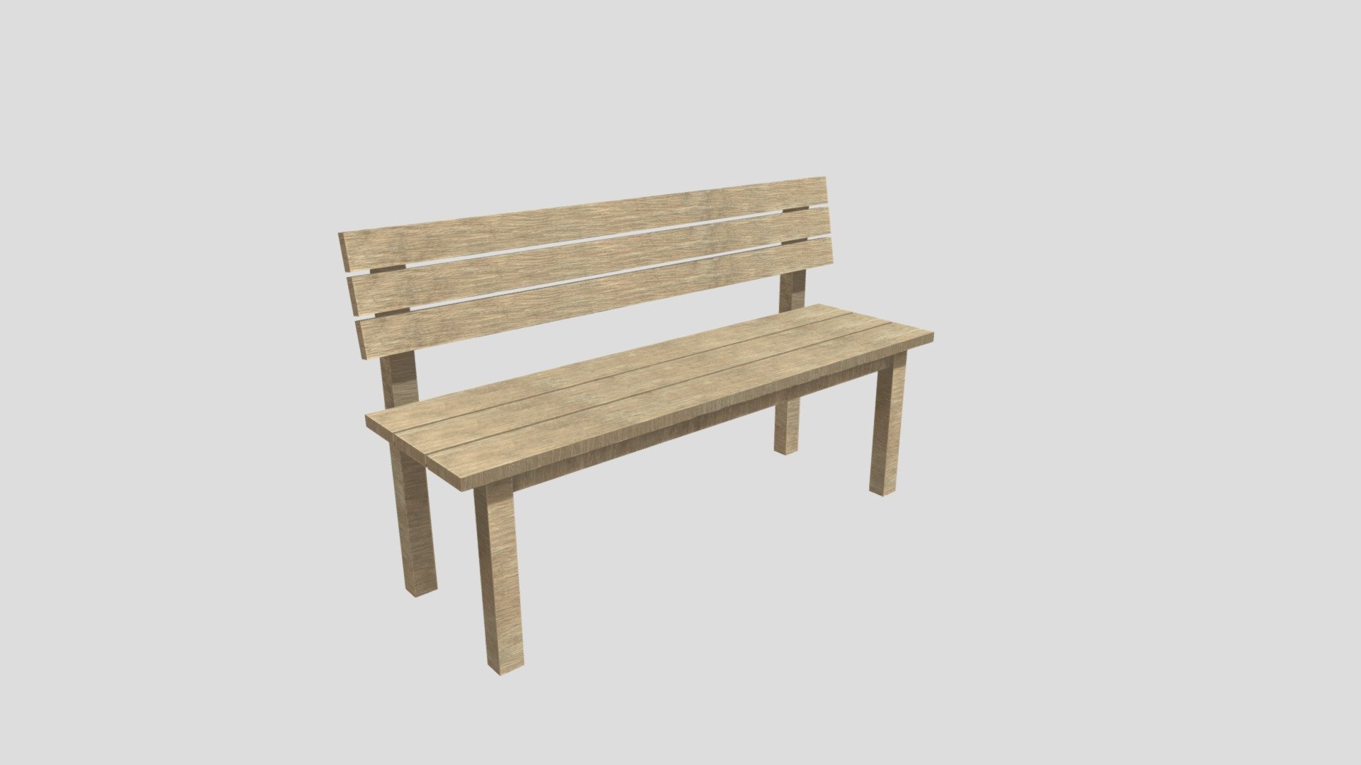 Outdoor Bench_4 - Buy Royalty Free 3D model by rebuilderai ...