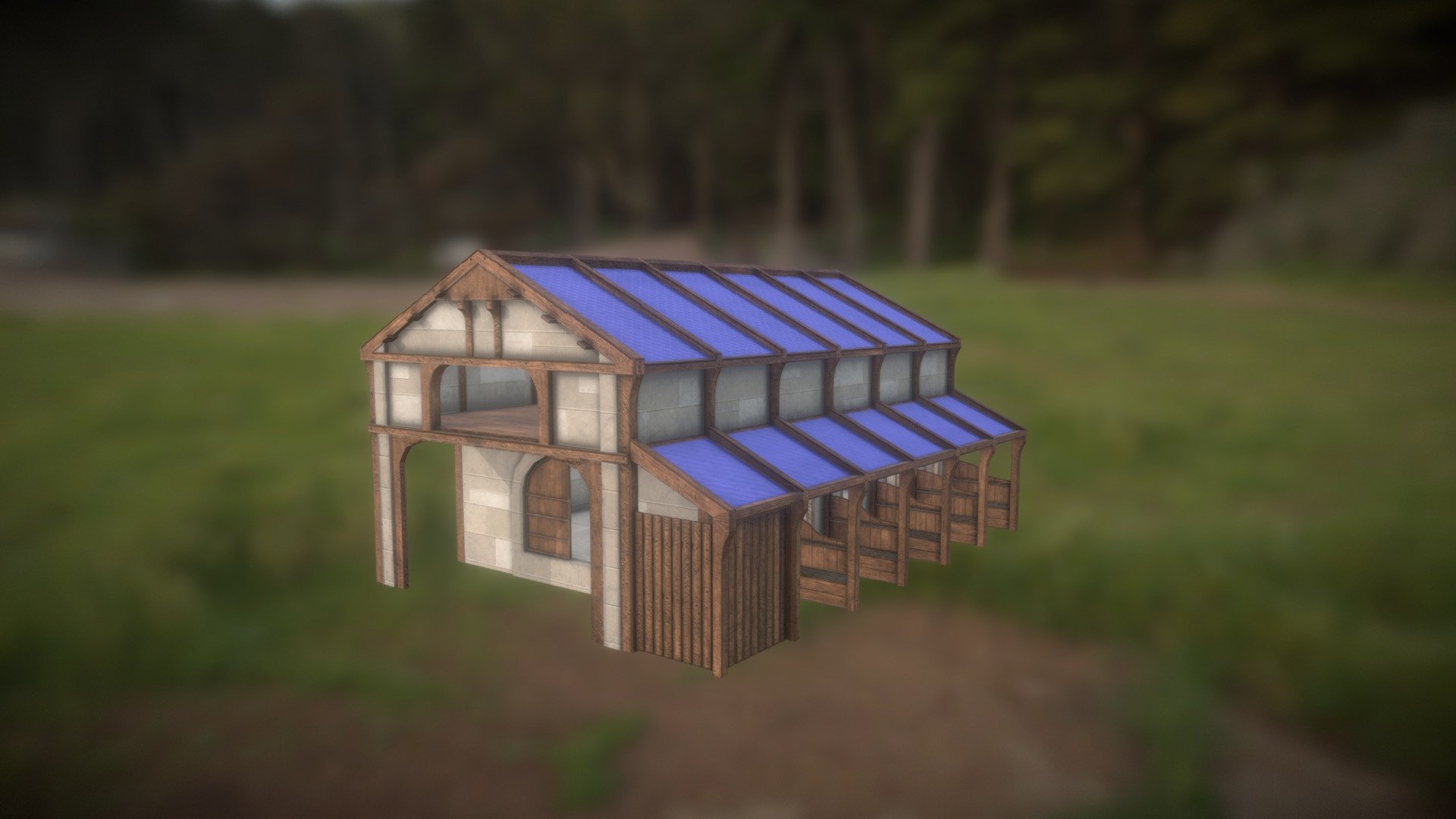 Stables - 3D model by Craft Studios (@craftstudios) [7e6b16a] - Sketchfab