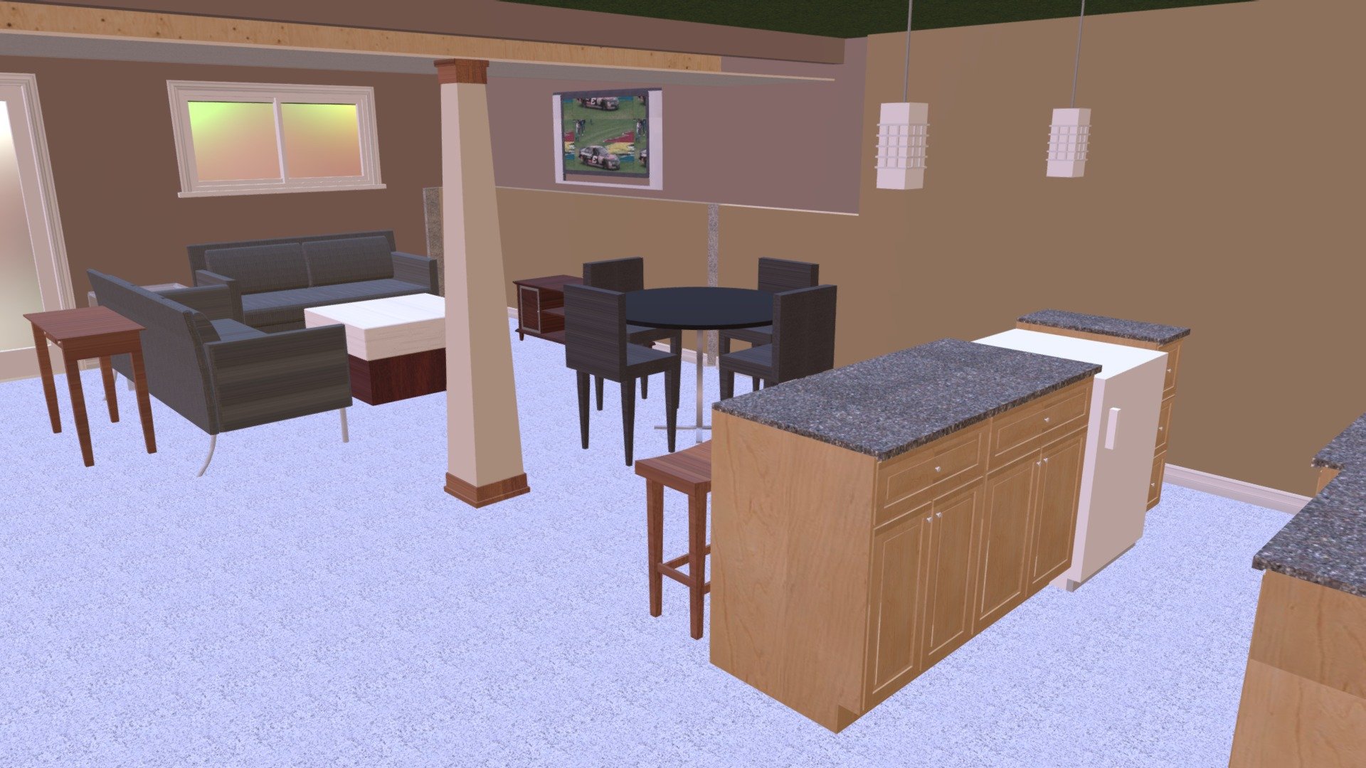 Basement - 3D model by Leading Construction (@leadingconstruction ...