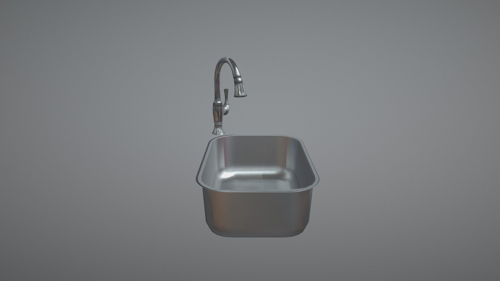 Sink Low poly - 3D model by danielmn [7e6cea0] - Sketchfab