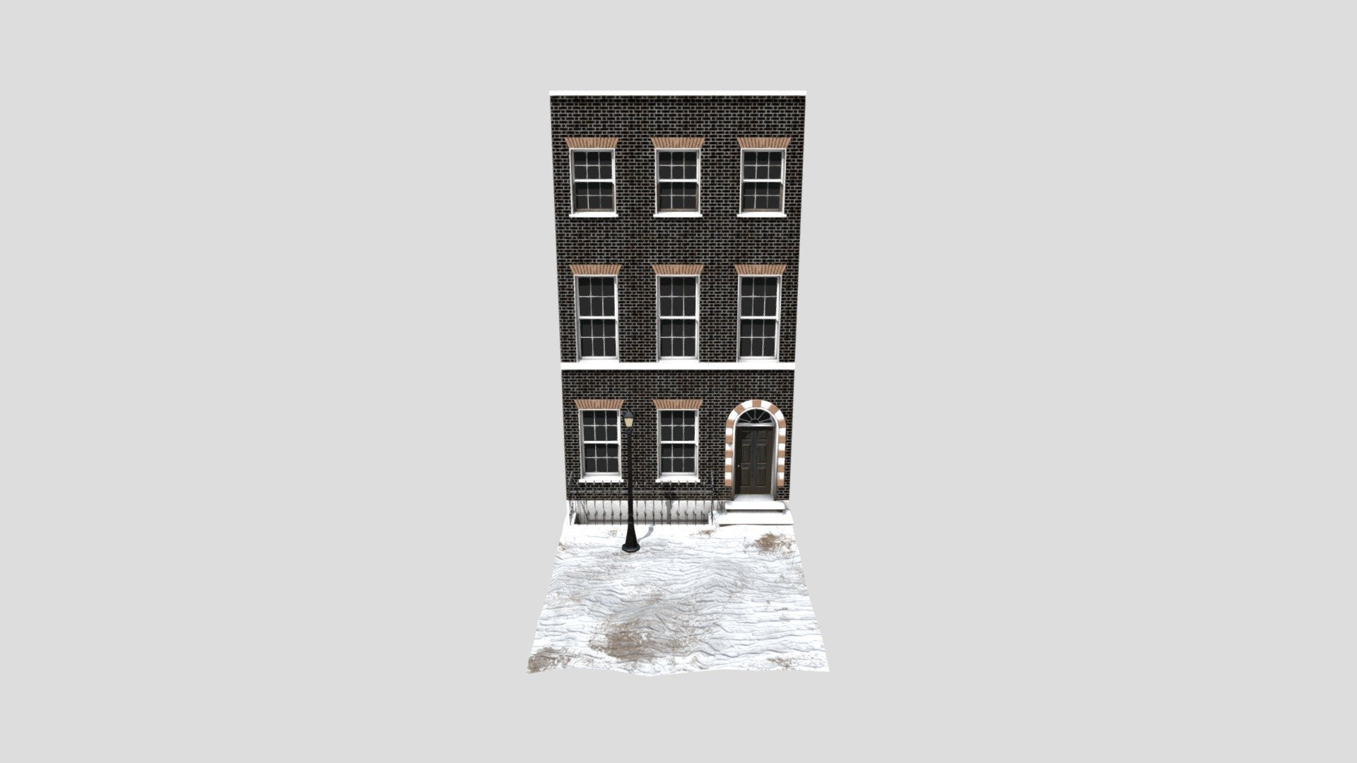 London Terrace House - 3D model by ayslin.art [7e6d114] - Sketchfab