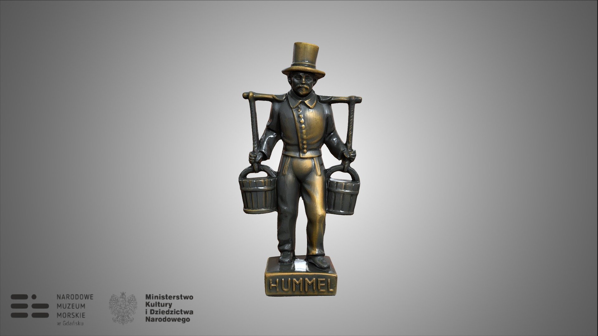 Mosiężna figurka - 3D model by National Maritime Museum in Gdańsk ...