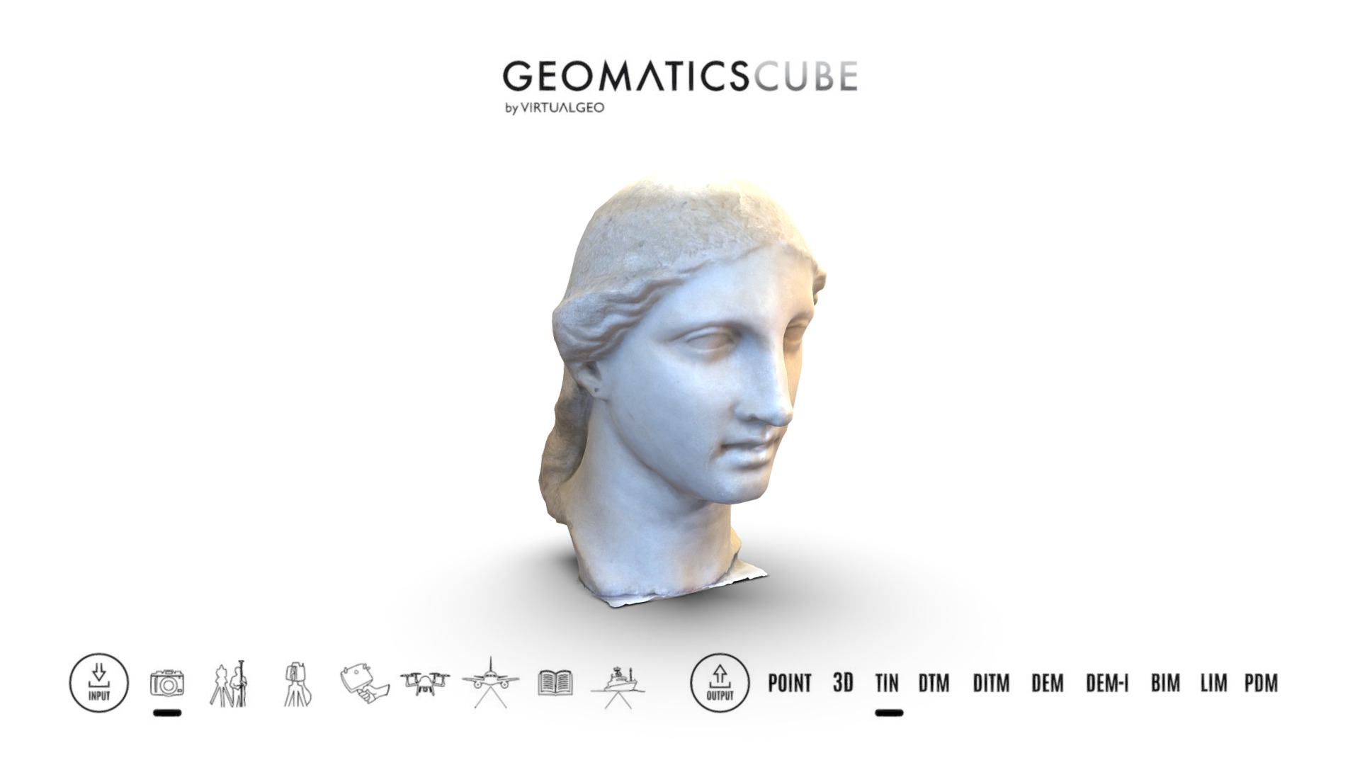 Greek Head Statue - 3D model by Virtualgeo s.r.l. (@virtualgeo ...
