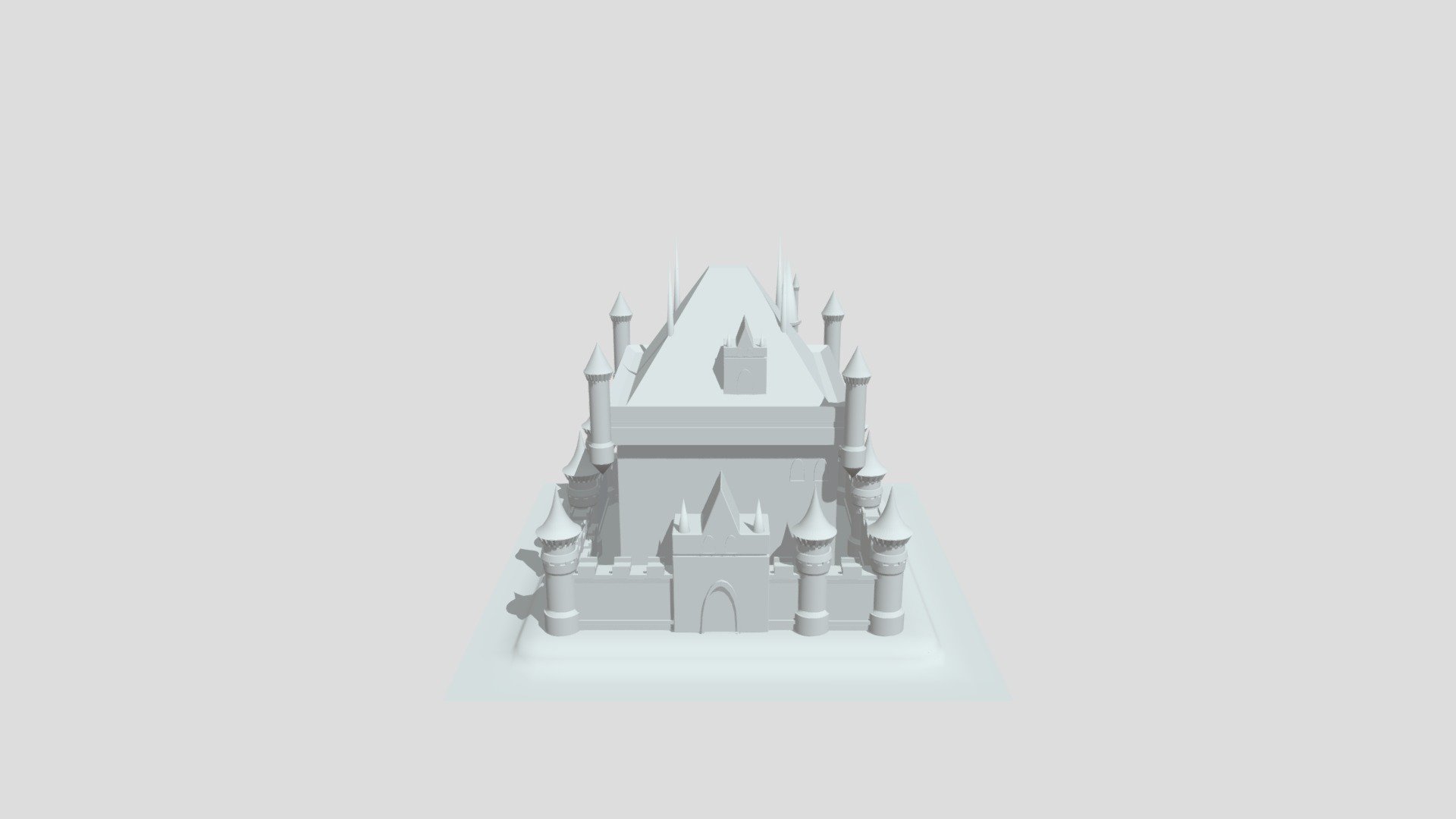 Castle - 3D model by rolandobrando [7e73a80] - Sketchfab