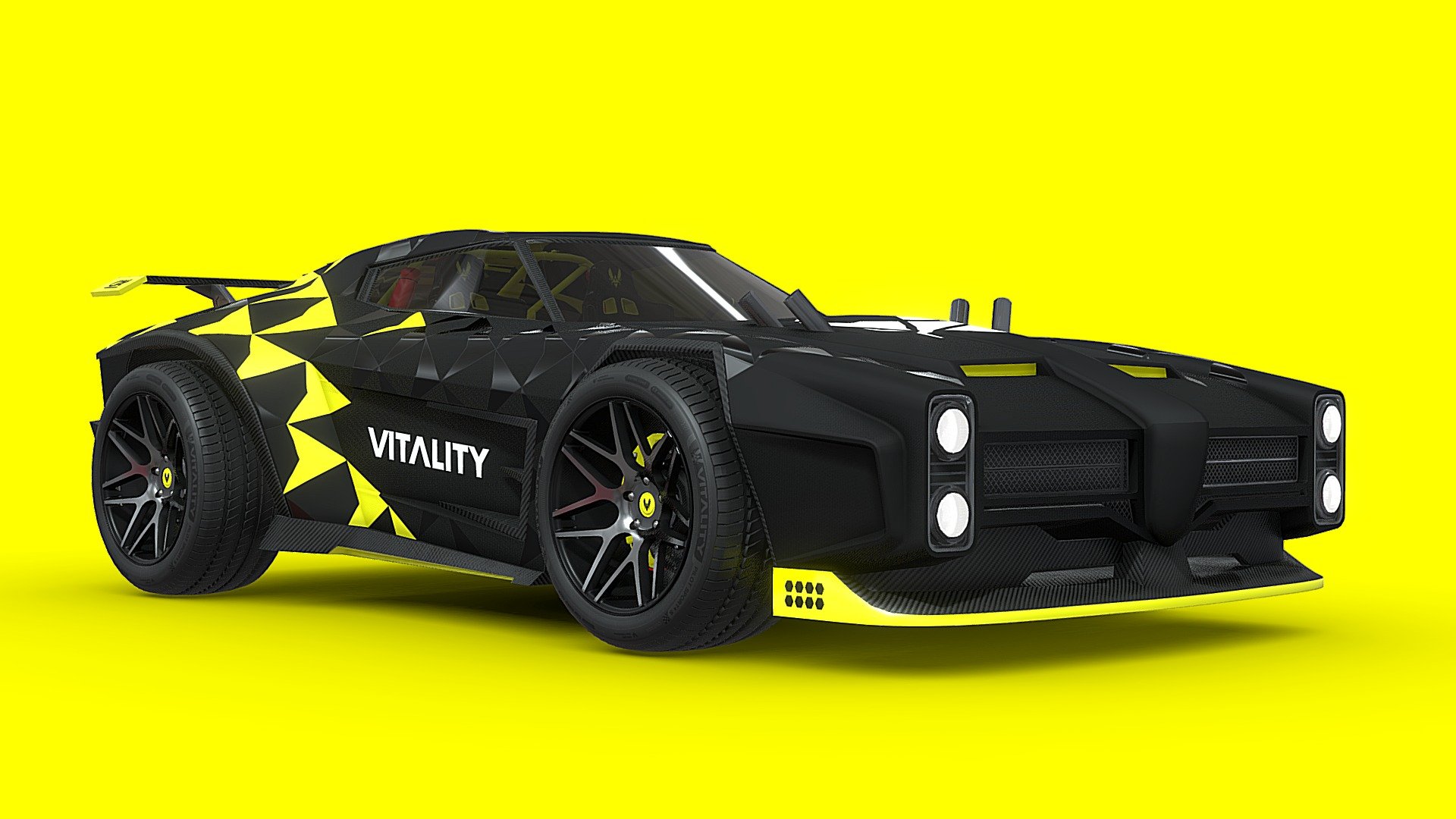 Team Vitality - Dominus | RLCS 2024 - 3D model by PEIKS [7e752ff] - Sketchfab