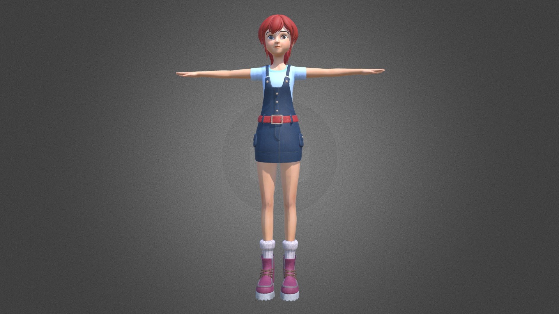 girl people - Buy Royalty Free 3D model by tingting_er [7e75568] - Sketchfab Store