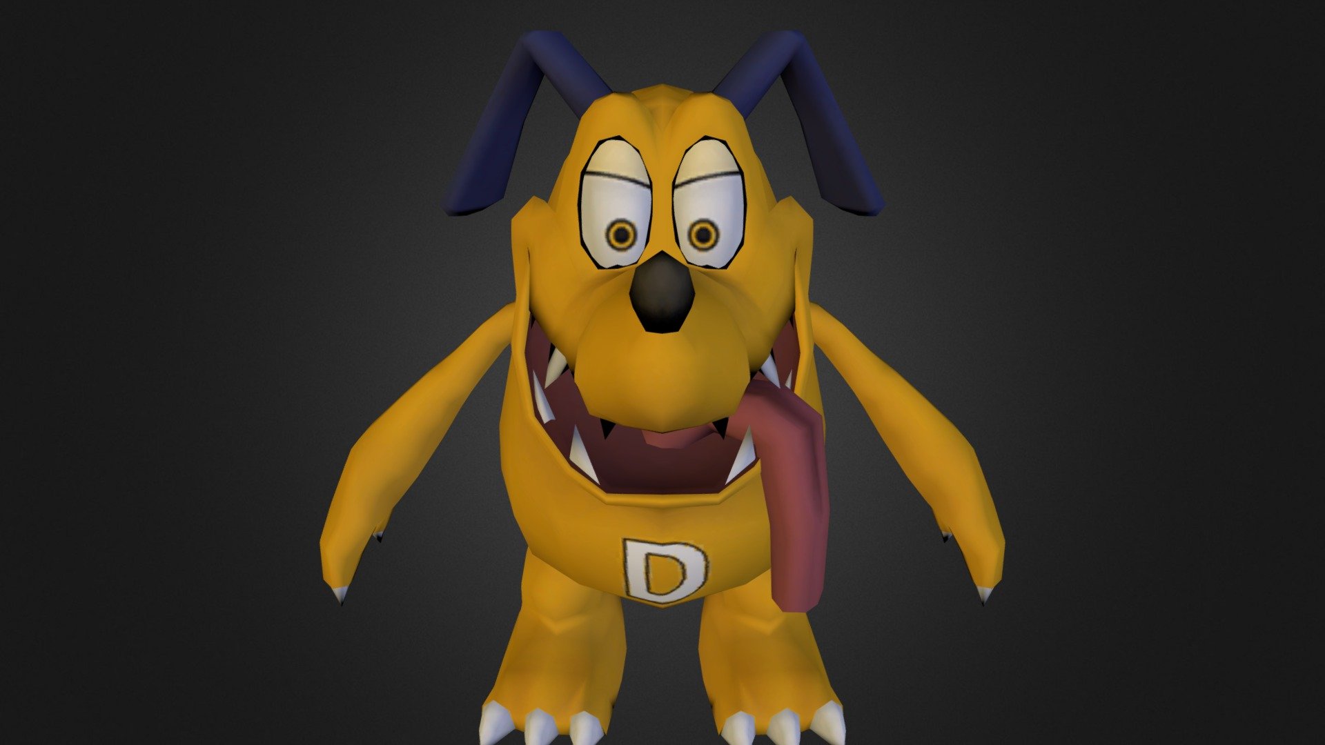PC Computer - Digimon Masters - Doggymon - 3D model by rogarmao ...