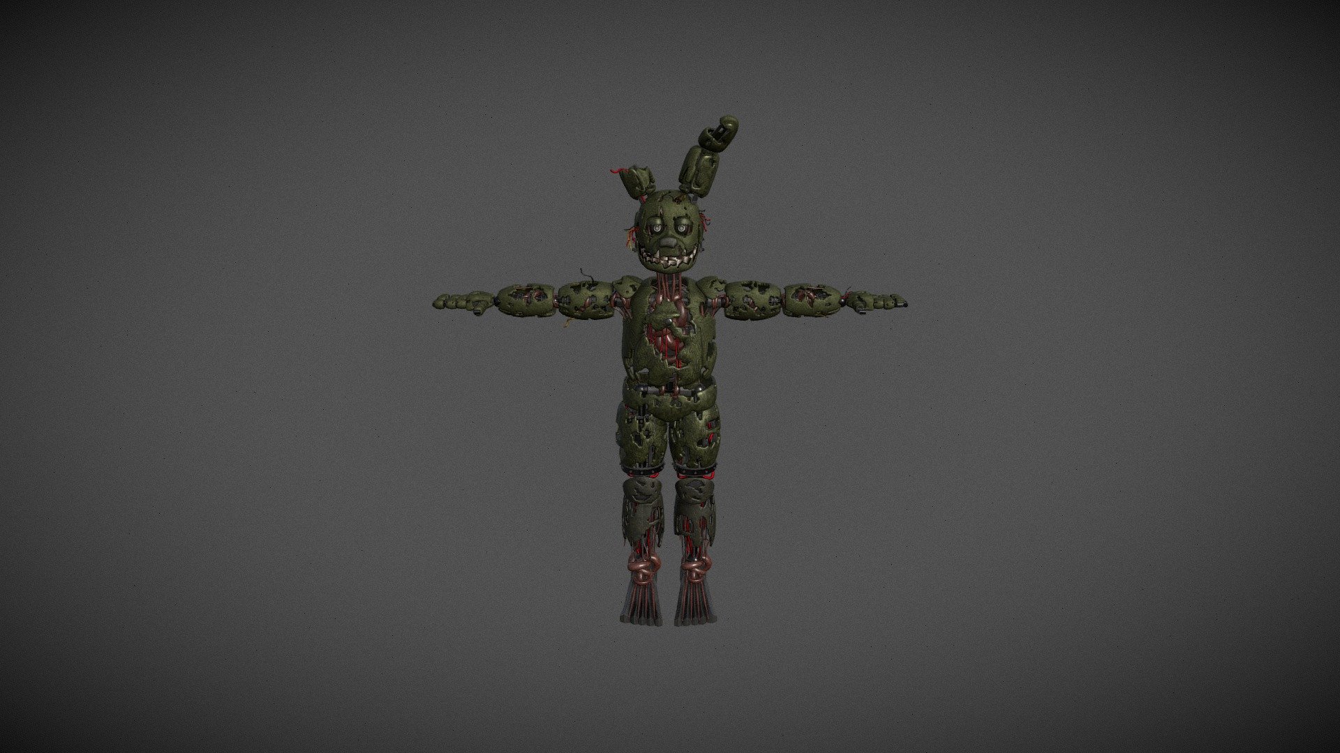 FNaF 3 - Ozzy's AR Springtrap - Download Free 3D model by m1sserù ...