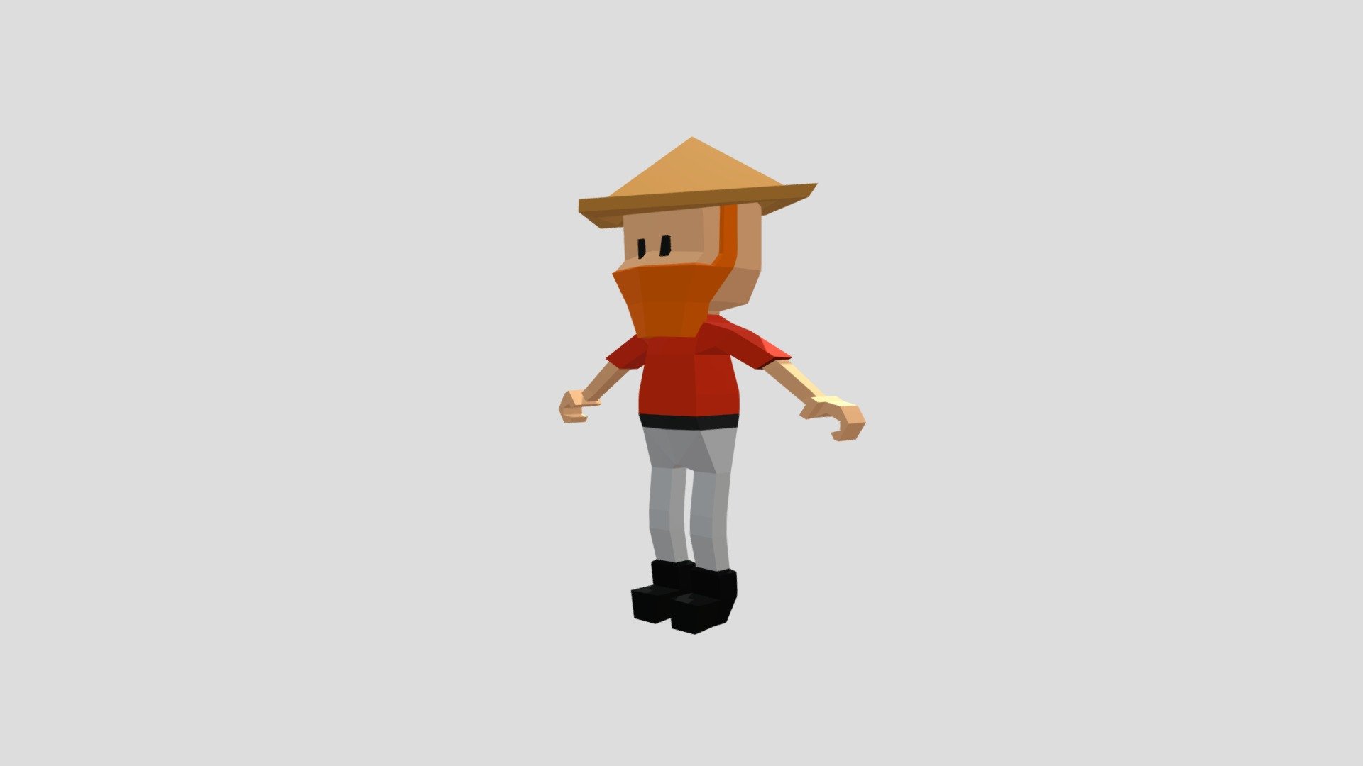 Low_poly_Old_Villager - Download Free 3D model by Jyoti78 [7e78a6e ...