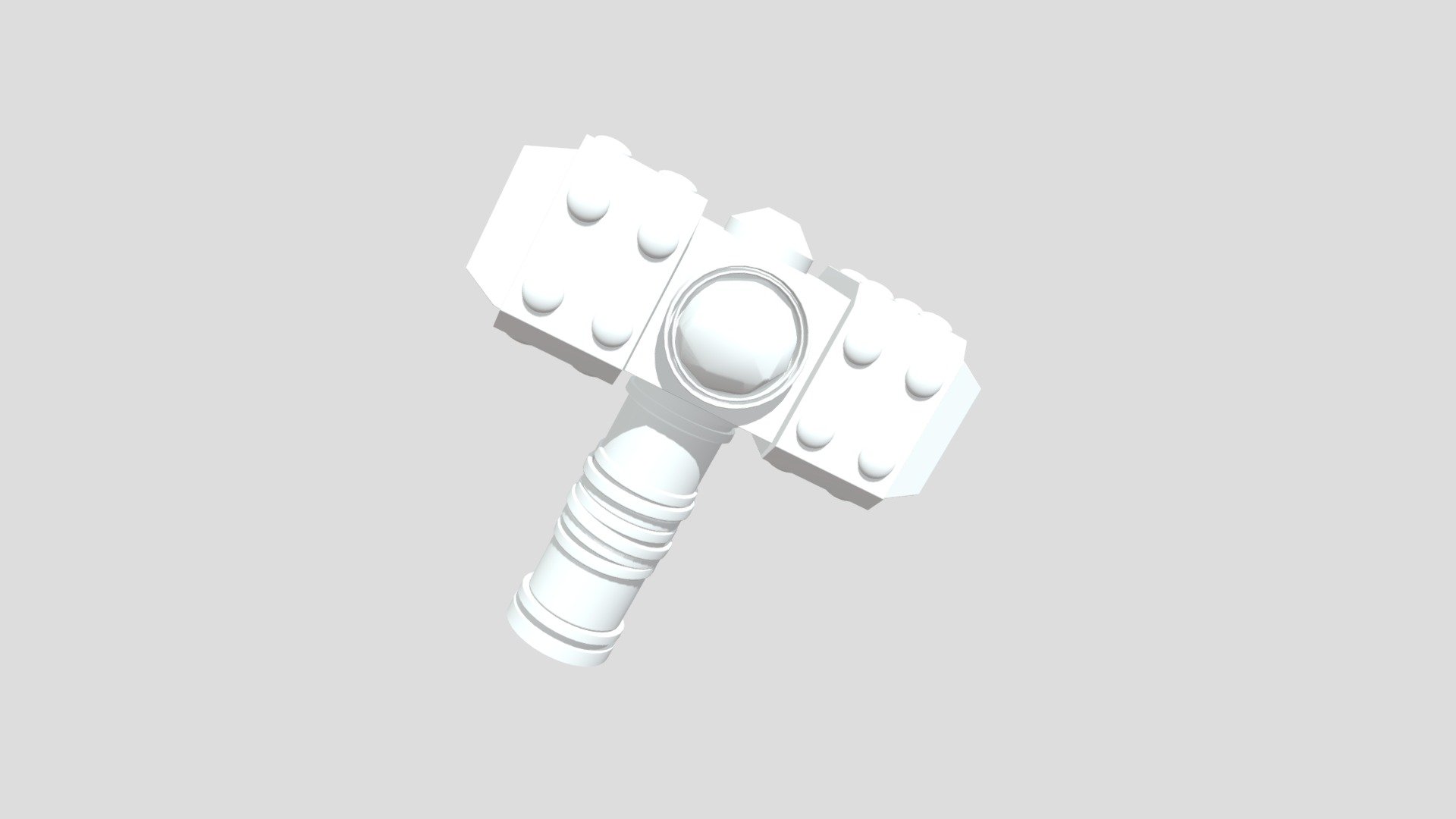 Impressive 3D Display Hammer - 3D model by mericio [7e7943a] - Sketchfab
