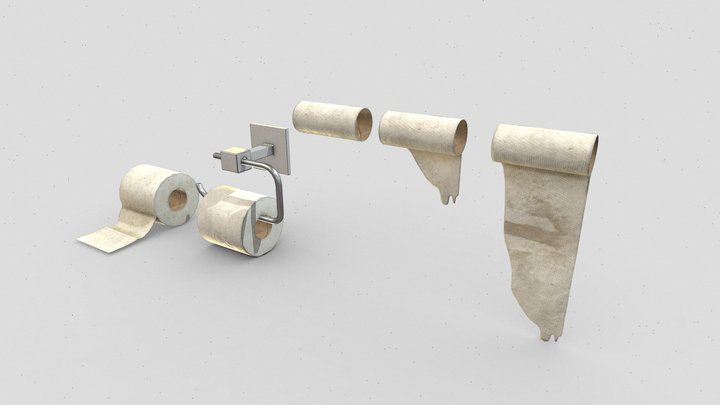 Toilet-paper 3D models - Sketchfab