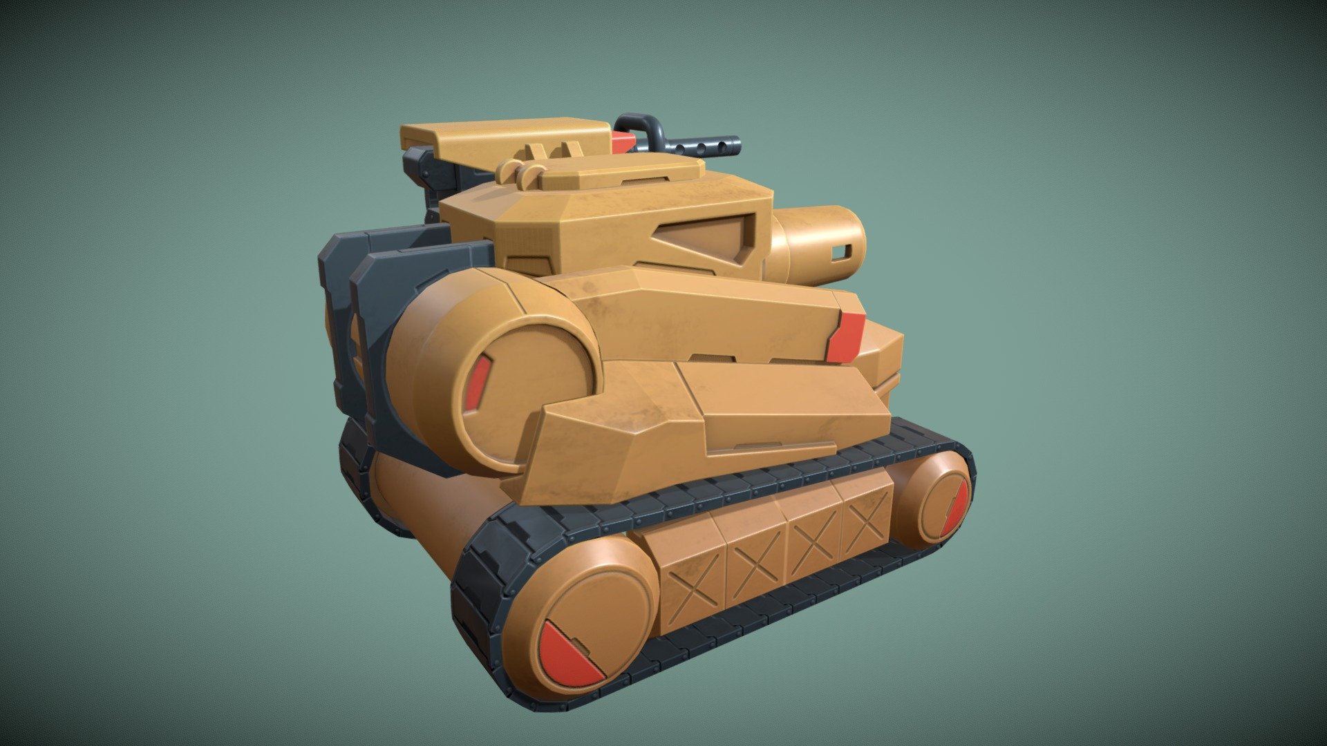 Stylized Dink Tank! - 3D model by yakovenko.v.n.0707 [7e7abee] - Sketchfab