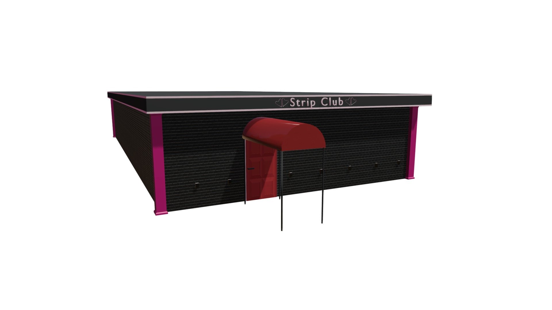 Strip Club Exterior - Buy Royalty Free 3D model by renato.lt (@renato ...