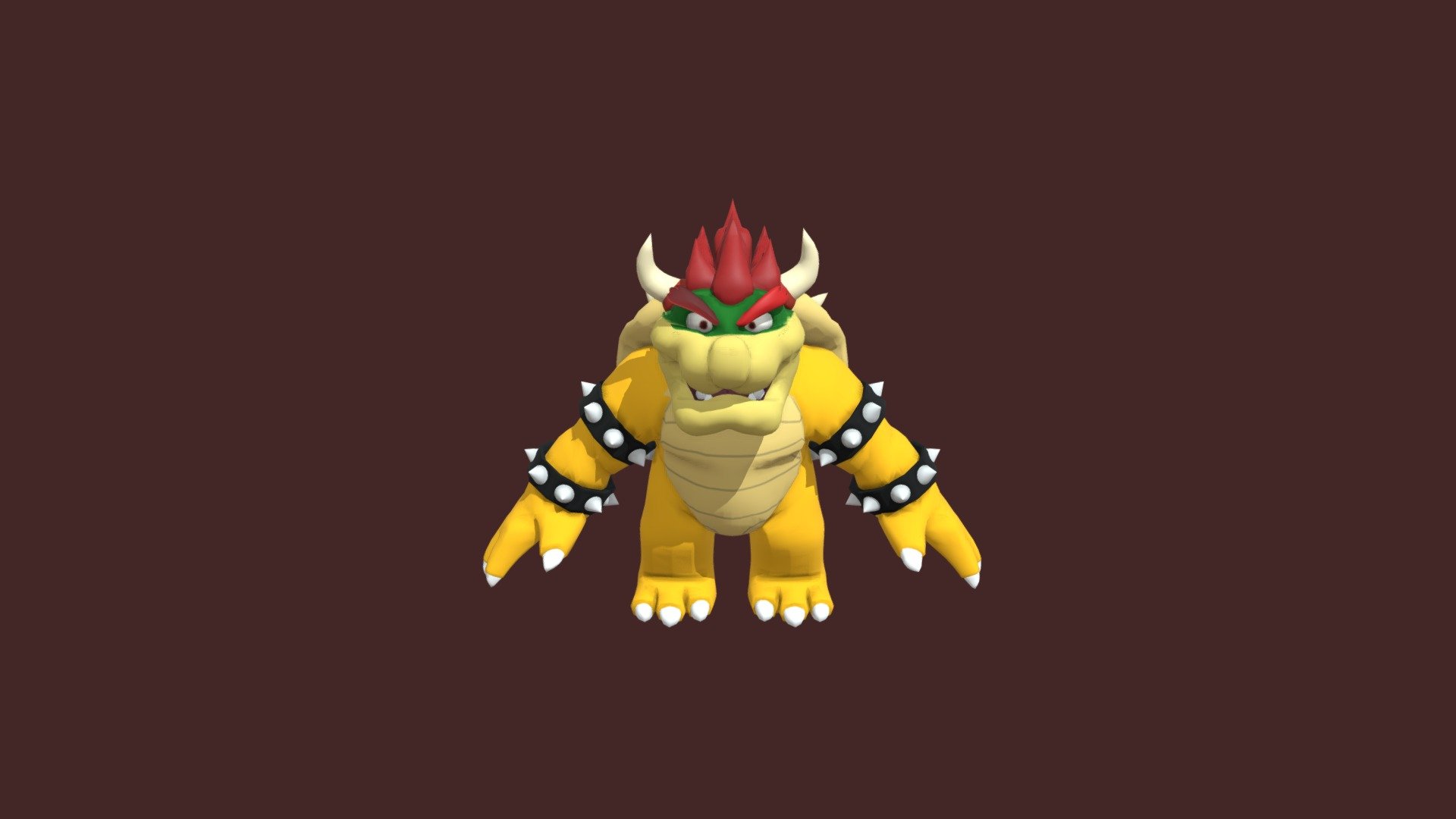 Bowser Textured (barely) - Download Free 3D model by brotherpigeons ...
