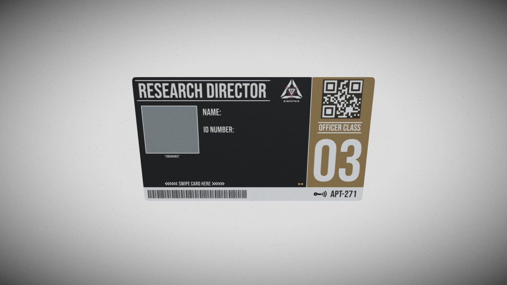 Research Director Keycard - 3D model by calumchris [7e7fa54] - Sketchfab