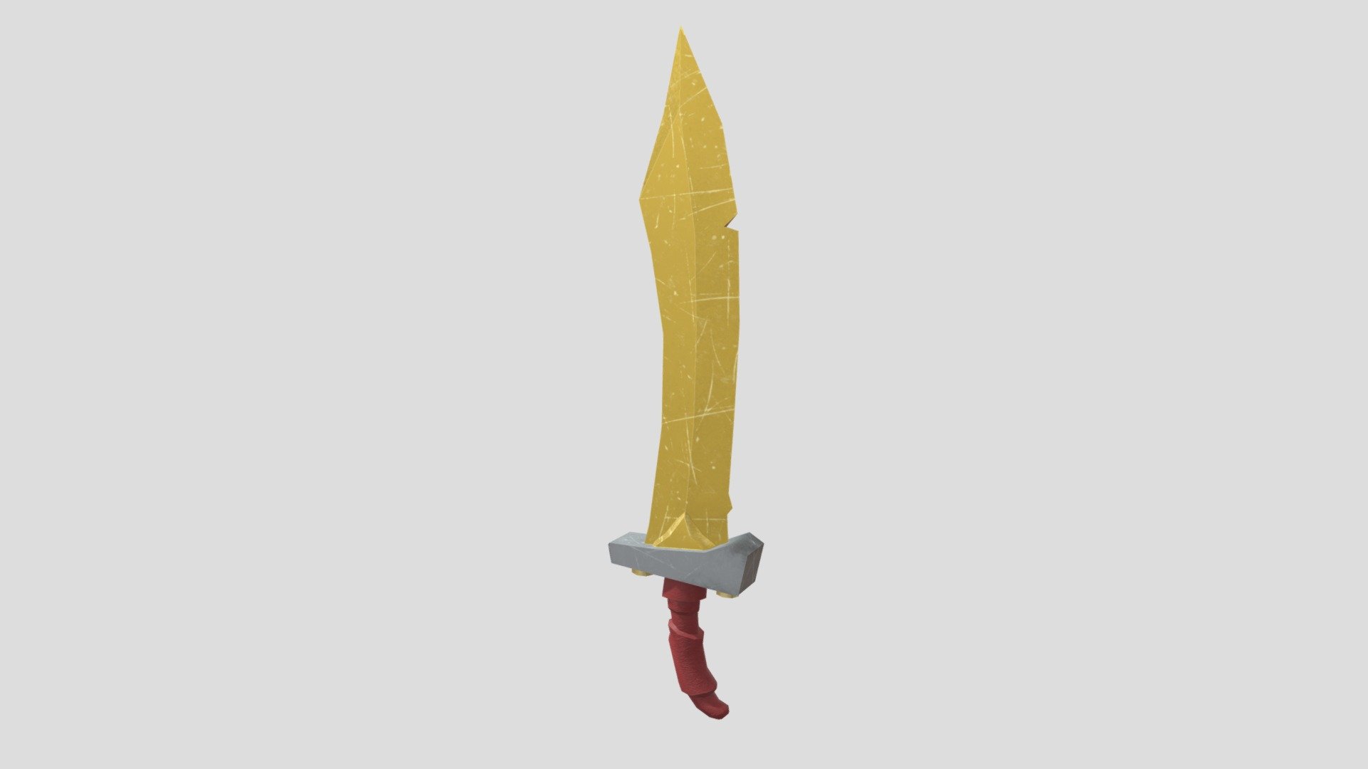 Golden scimitar - Download Free 3D model by Tomas Contreras Ortega ...