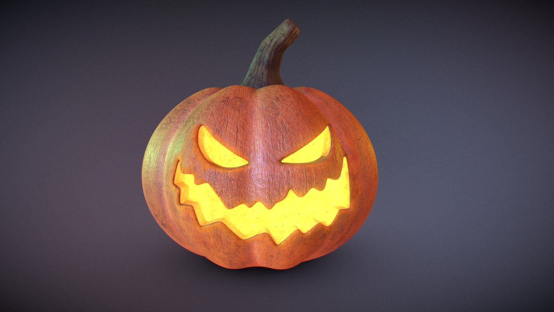 Halloween Pumpkin. Jack-o-lantern. - 3D model by MIKSHER (@miksherstud ...