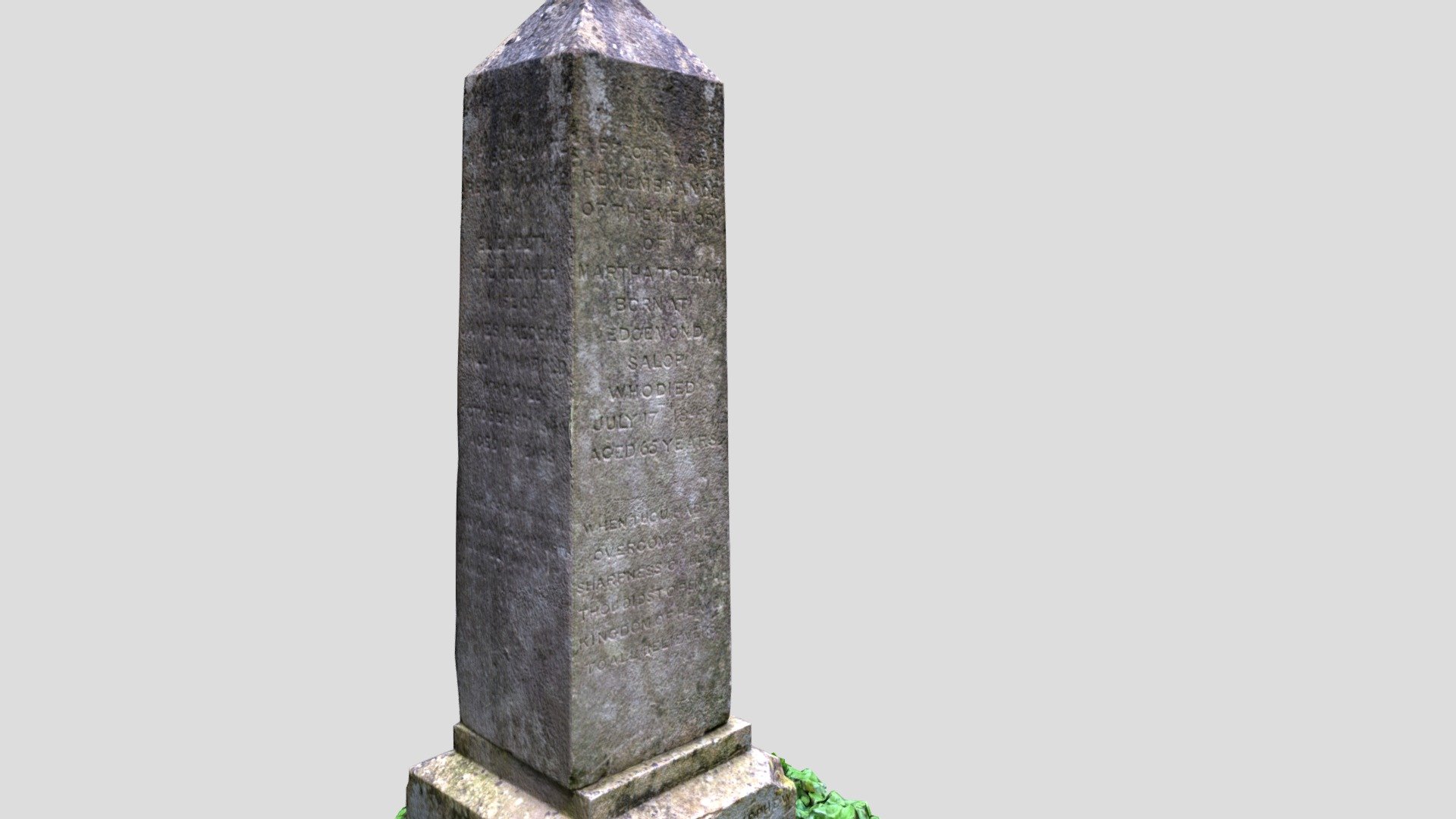 Pillar grave marker - Buy Royalty Free 3D model by ppashen [7e81596 ...