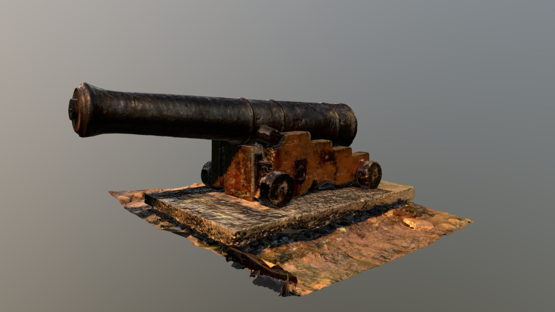 Cannon VOC - Download Free 3D model by Deamon5D [7e81c6d] - Sketchfab