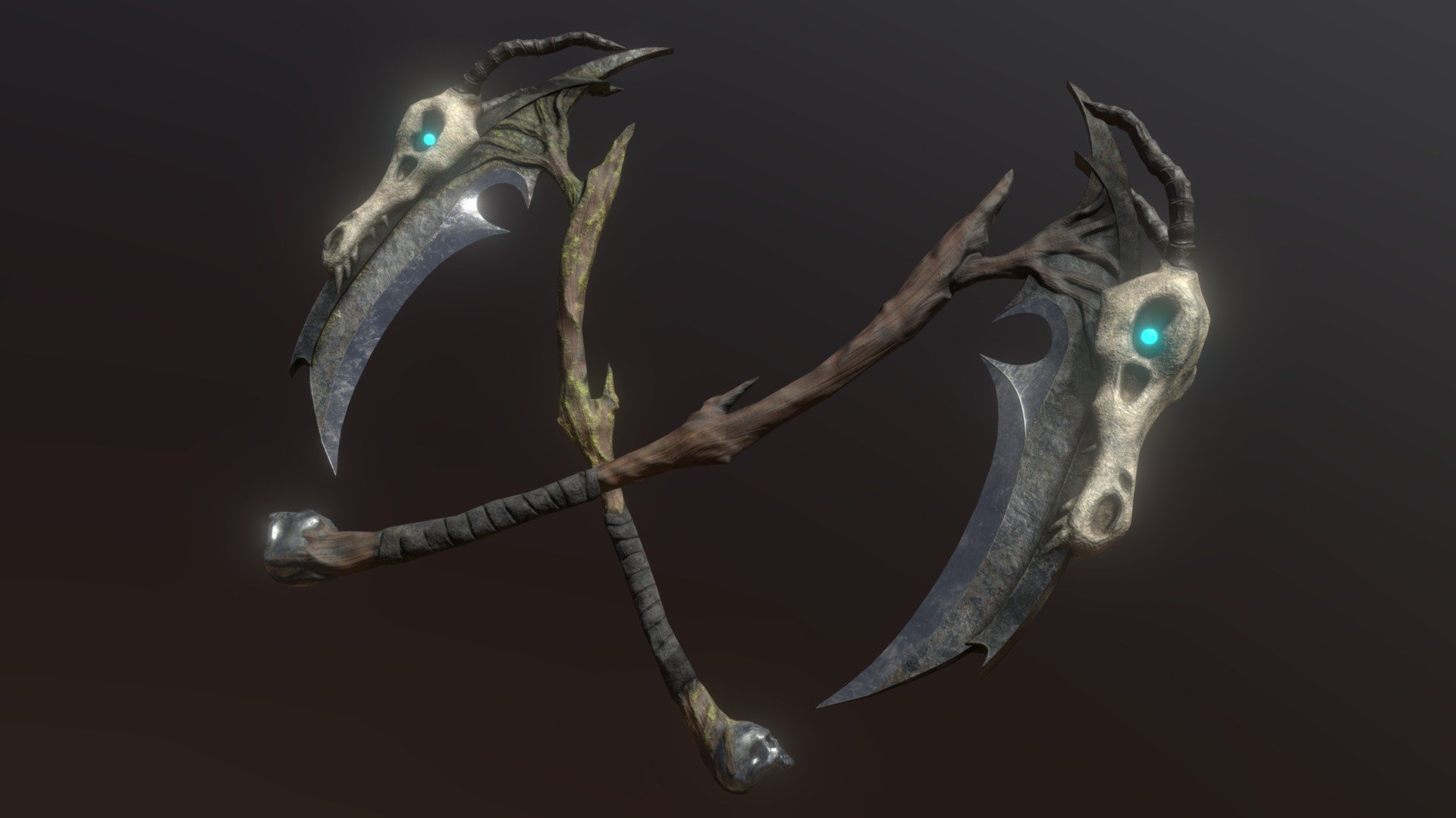 Dark Fantasy Scythe - Download Free 3D model by Mikołaj Michalak ...