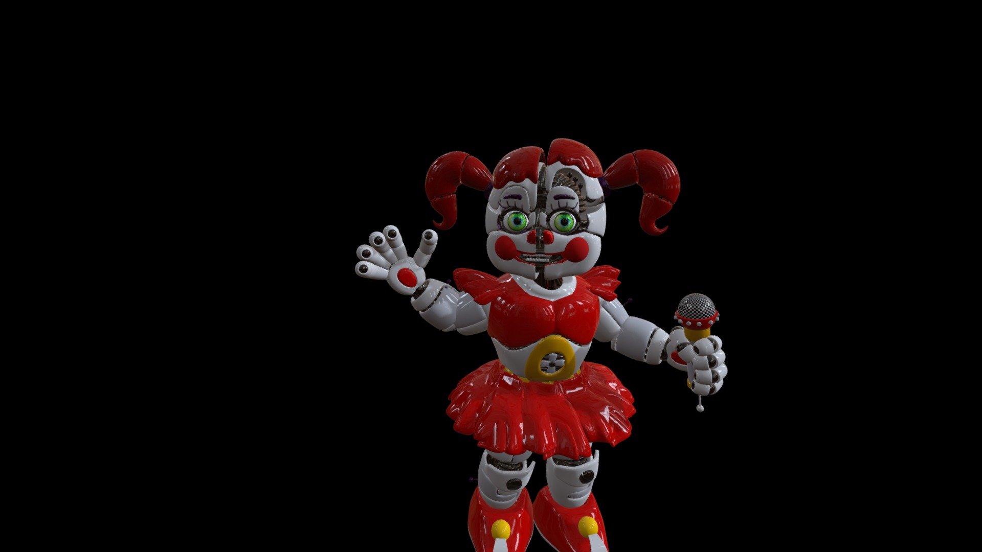 FNAF Sister Location circus baby is watching you - Download Free 3D ...