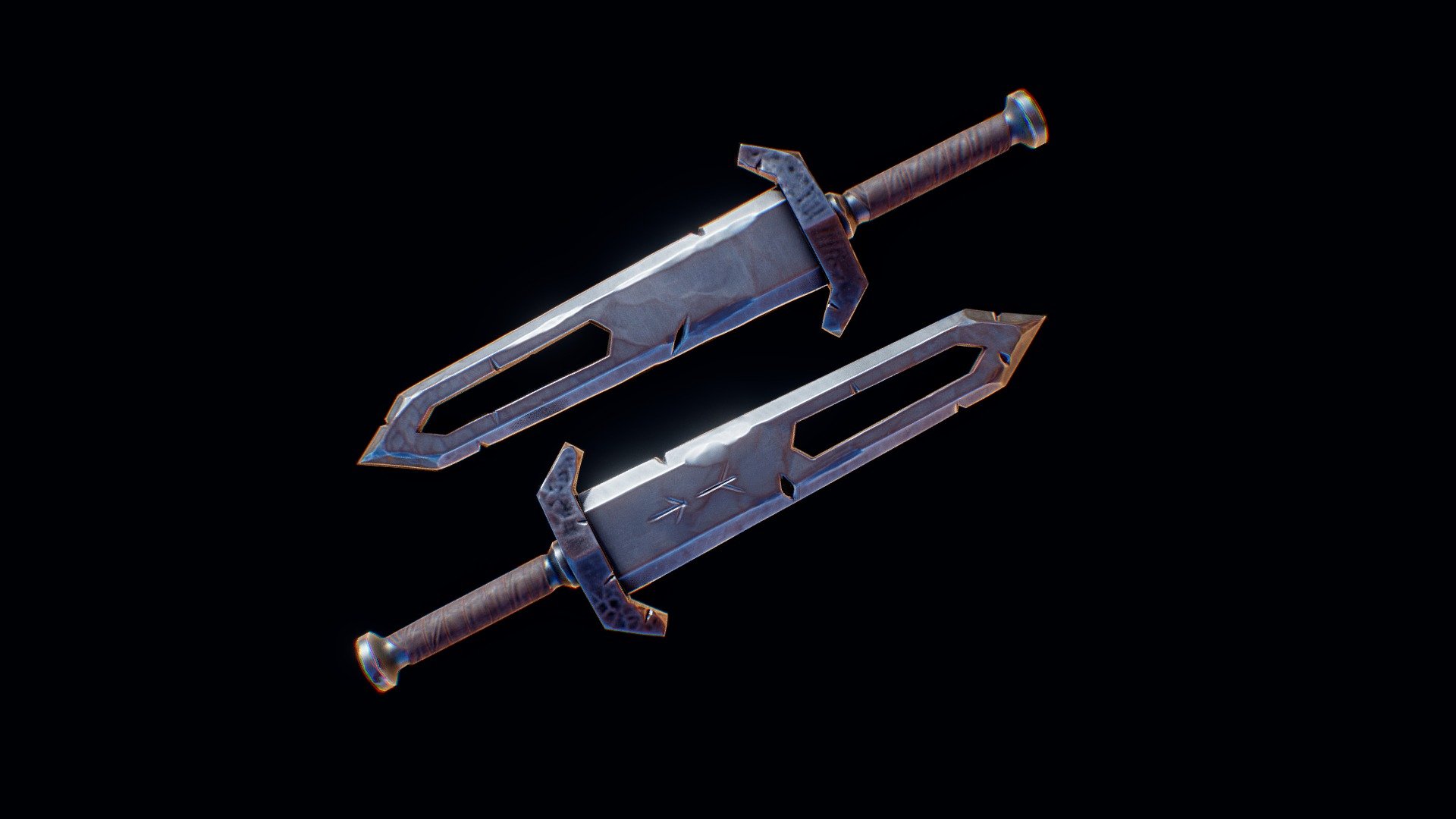Stylized Blade PBR - Download Free 3D model by Aki (@Akishaqs) [7e84185 ...