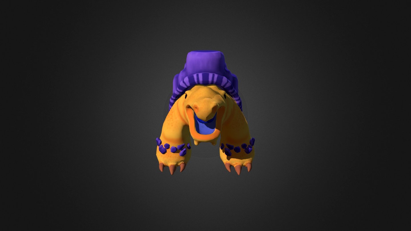 Lava turtle - 3D model by avalencia [7e84414] - Sketchfab