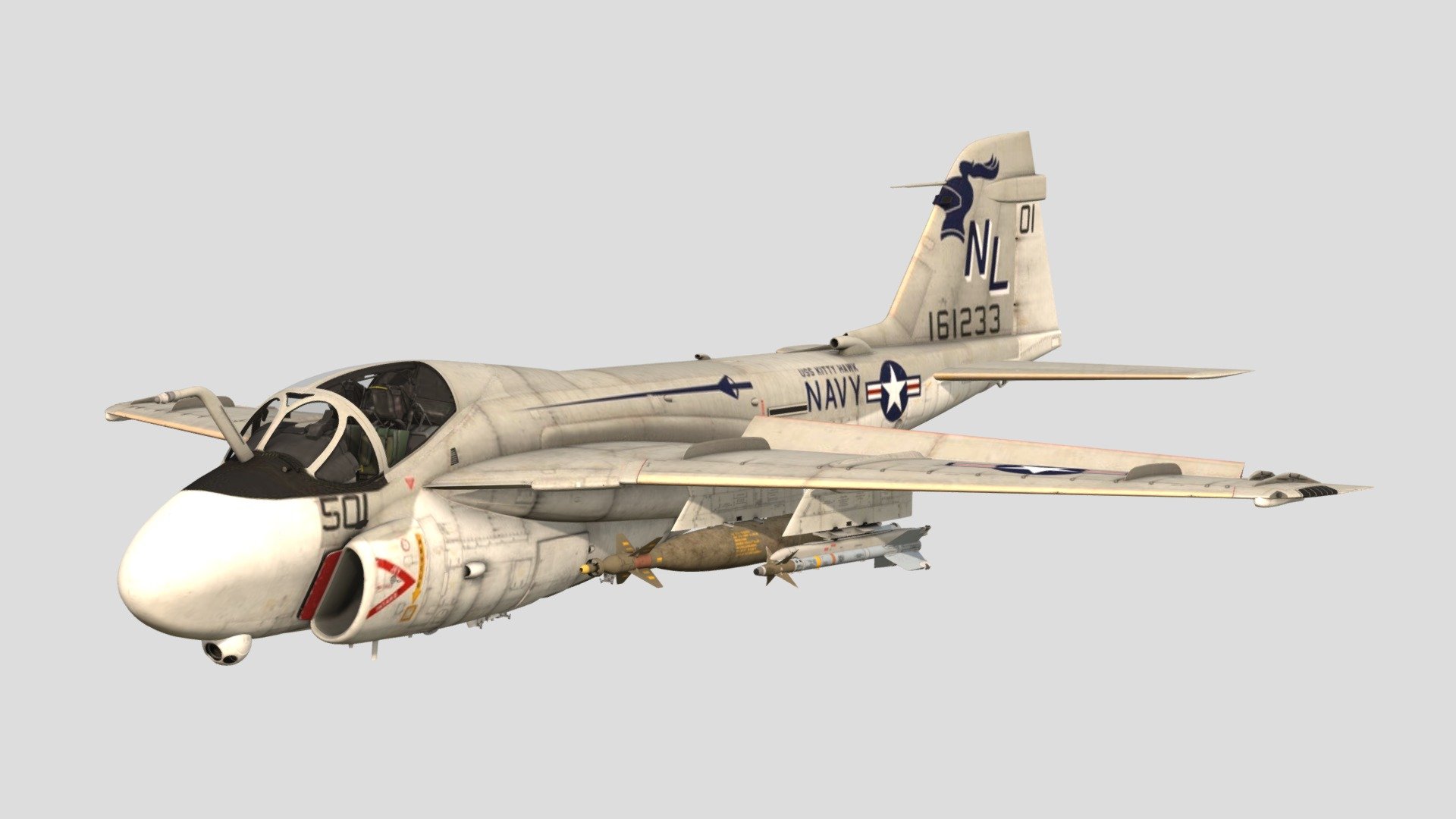 Grumman A 6E TRAM - Download Free 3D model by OUTPISTON [7e85c3a ...