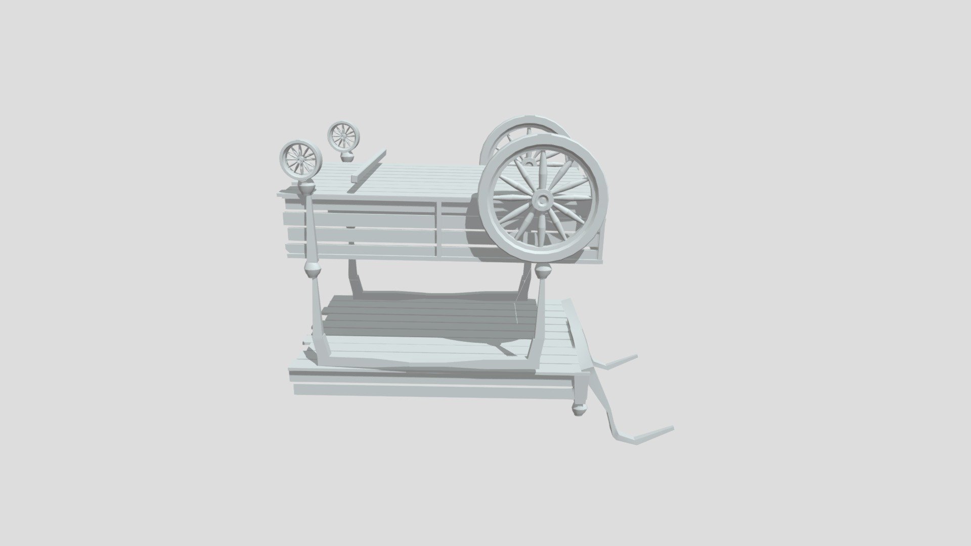 tea cart - 3D model by isisvisser [7e886d6] - Sketchfab