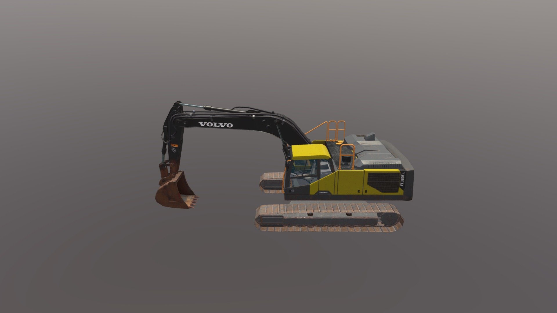 VOLVO EC380EL Excavator - 3D model by Vladislav Dashkiev (@dashkiev ...