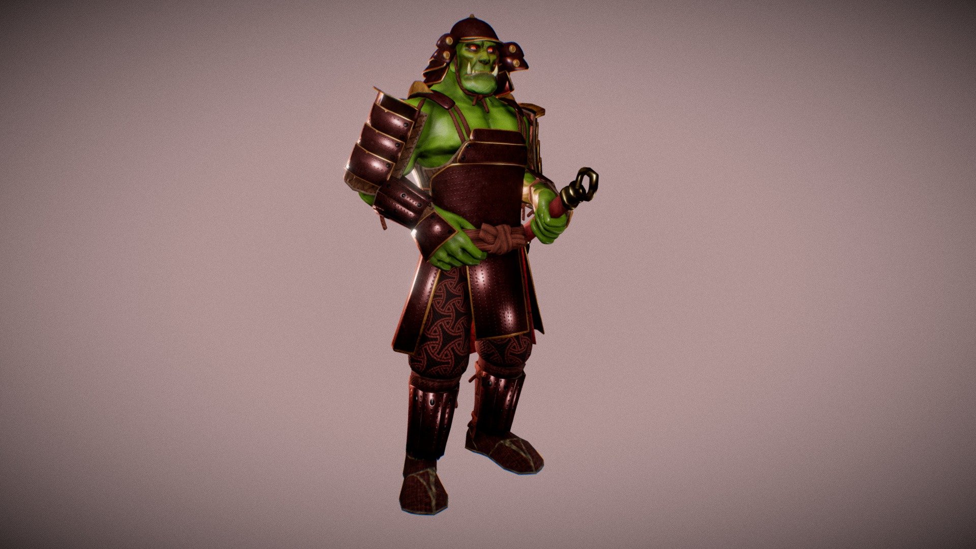 Orc Samurai - Download Free 3D model by Northcliffe [7e8a61d] - Sketchfab