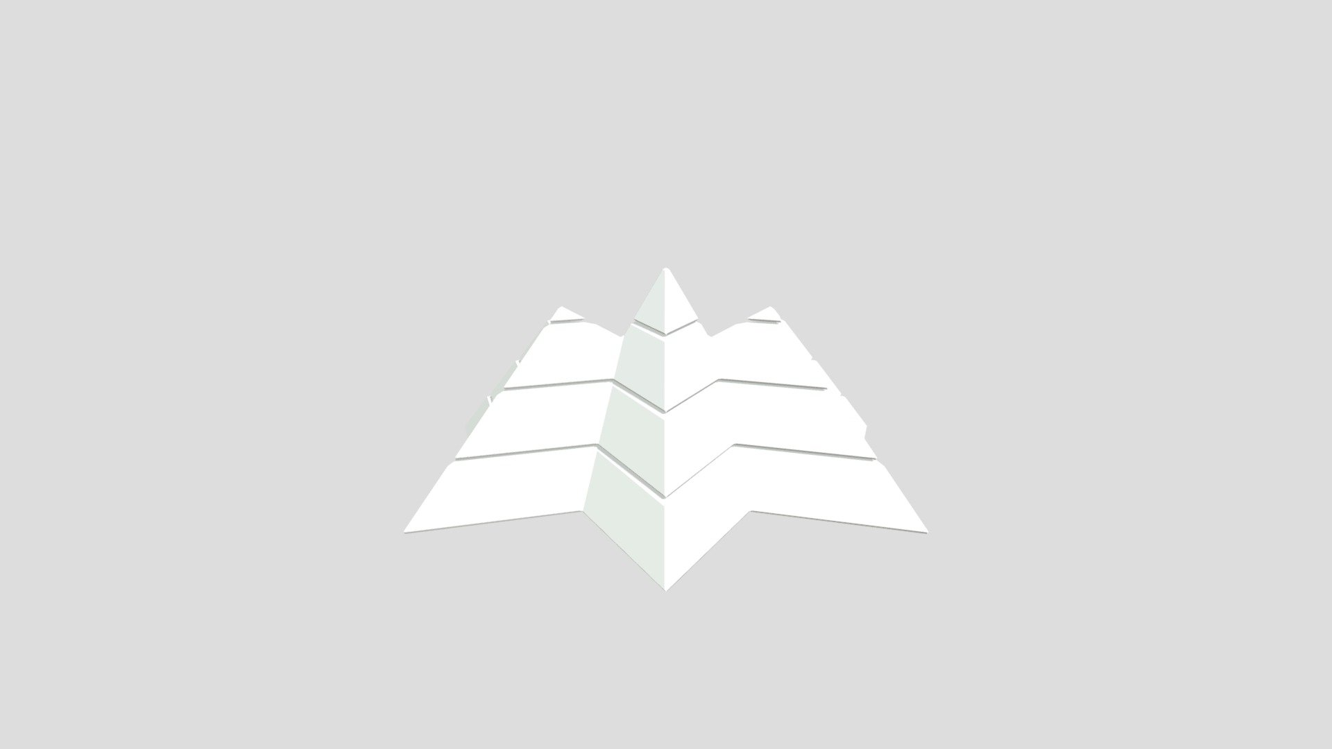 Futuristic Pyramidal Build - 3D model by grassoalrk [7e8b71c] - Sketchfab
