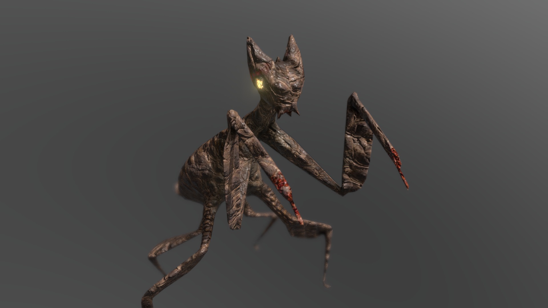 Evil Mantis - 3D model by JeffFleetwood [7e8bad7] - Sketchfab