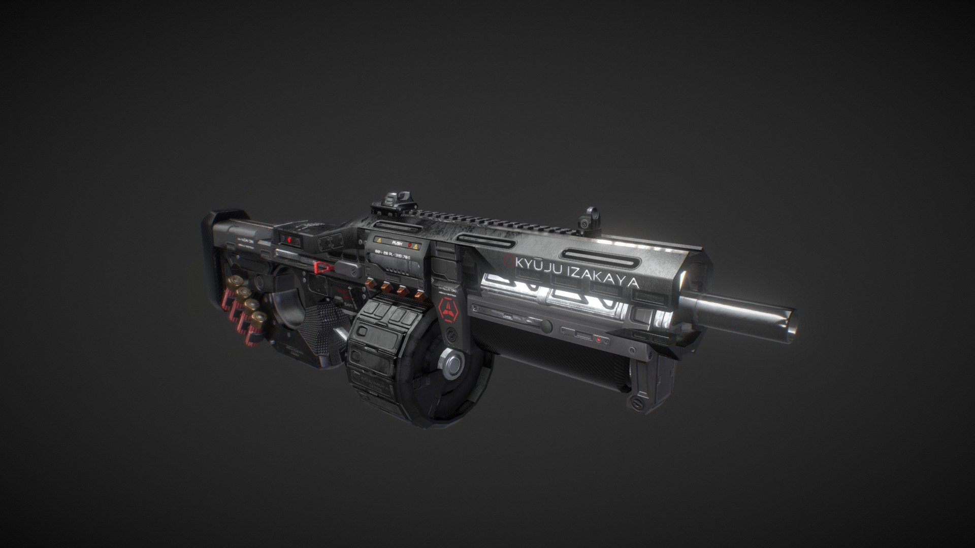 Dai Oni Sci-fi Shotgun - Buy Royalty Free 3D model by Revox79 [7e8c68c ...