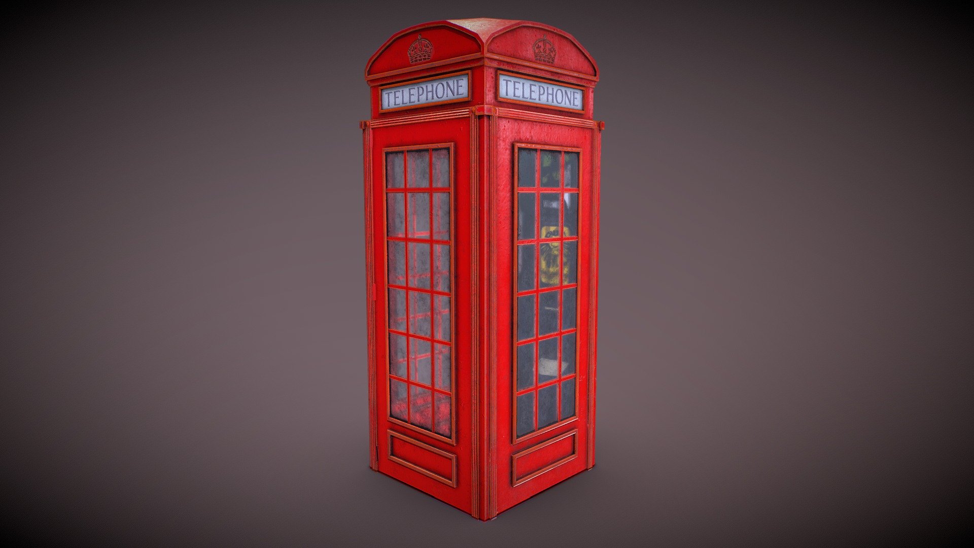 UK Phonebox - 3D model by Sean Lack (@MomentarilyEpic) [7e8de4f ...