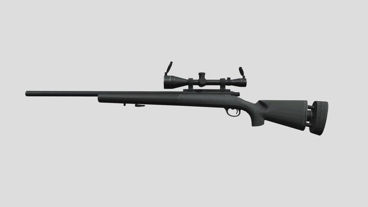 Sniper-rifle 3D models - Sketchfab