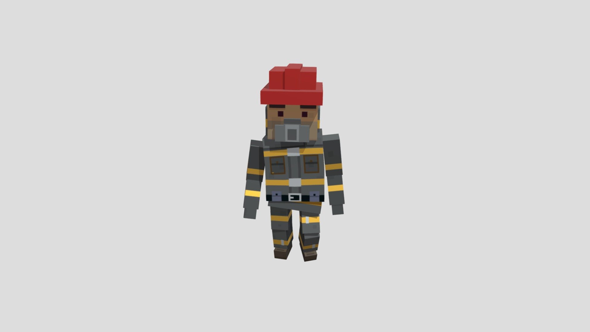Fire Fighter - Download Free 3D model by andych [7e8f0e3] - Sketchfab