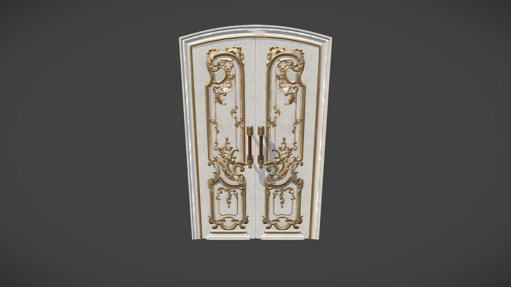 Classic Door - 3D model by AkSdev [7e8f68b] - Sketchfab