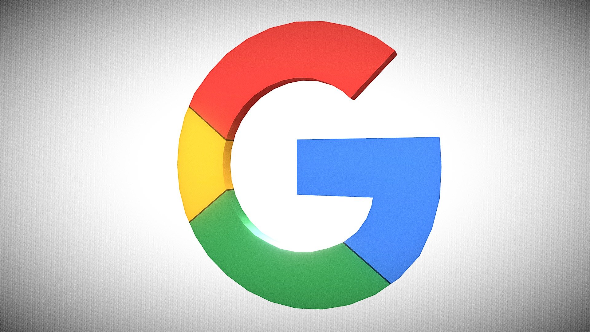 Google Logo Download Free 3D Model By Yanez Designs Yanez Designs