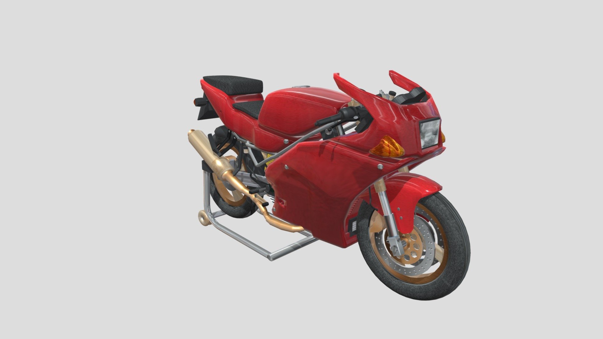 Ducati888(1991) - 3D model by me_blender [7e9079b] - Sketchfab