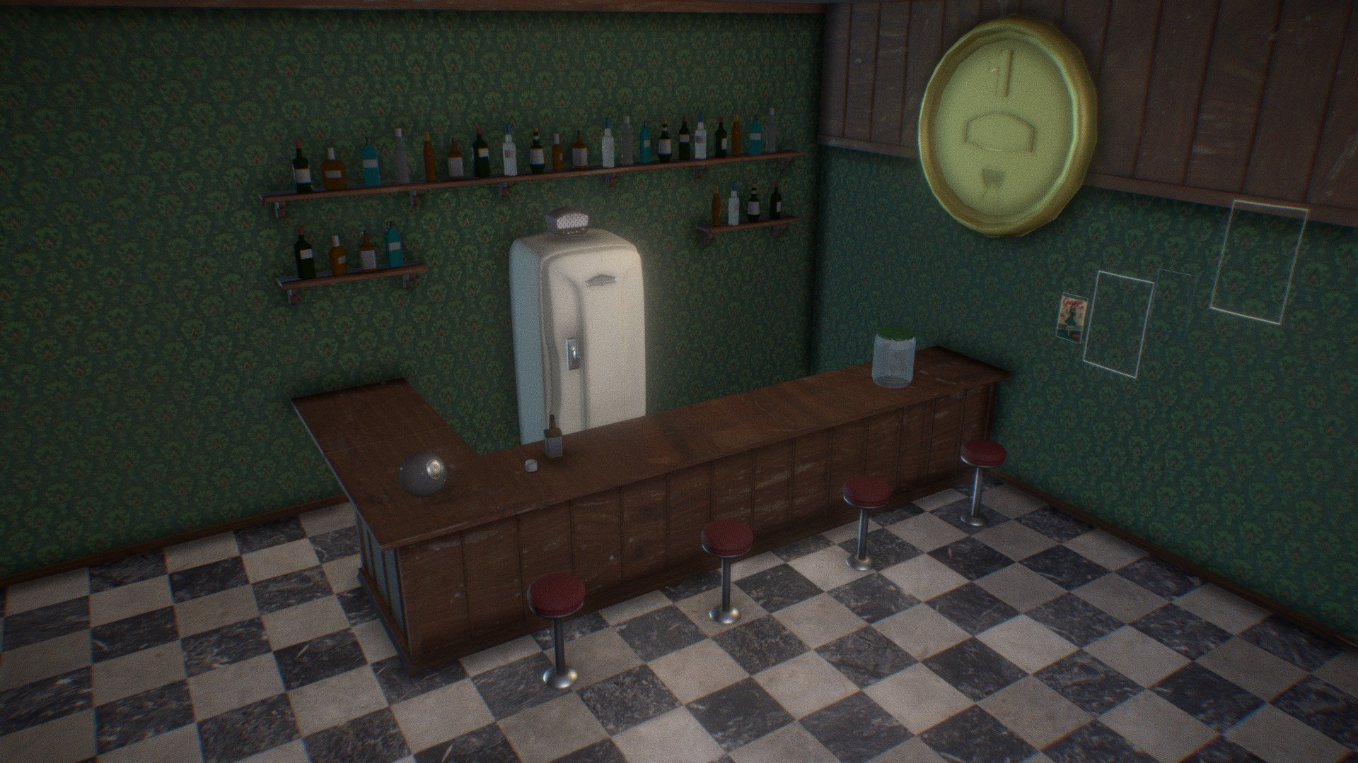 Bar - Download Free 3D model by riccardoruggiero [7e909c0] - Sketchfab