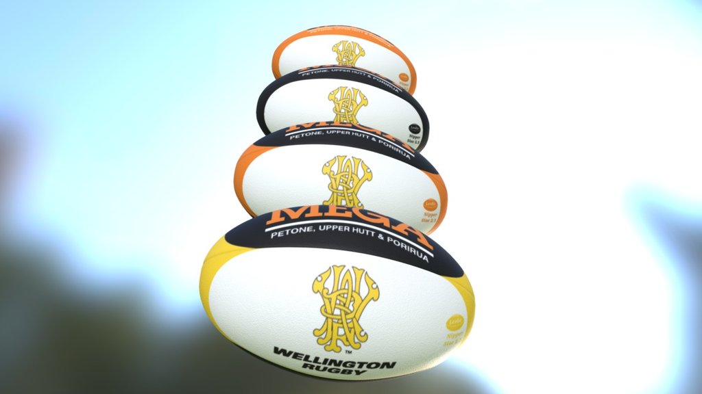 Rugby Ball Four3 - 3D model by LeslieRugby (@connormcgregor) [7e932f8 ...