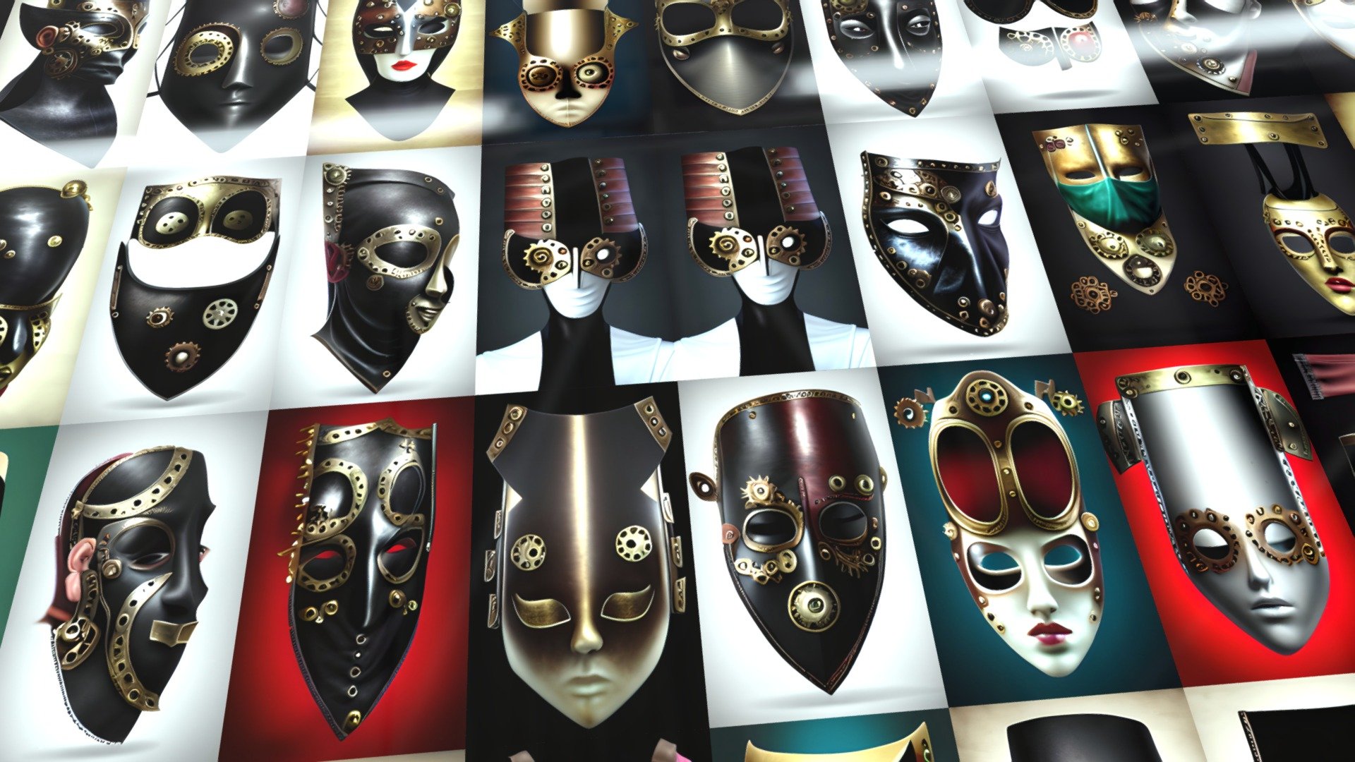w 563 Steampunk Mask steamp - Download Free 3D model by klrxyz [7e966f3 ...
