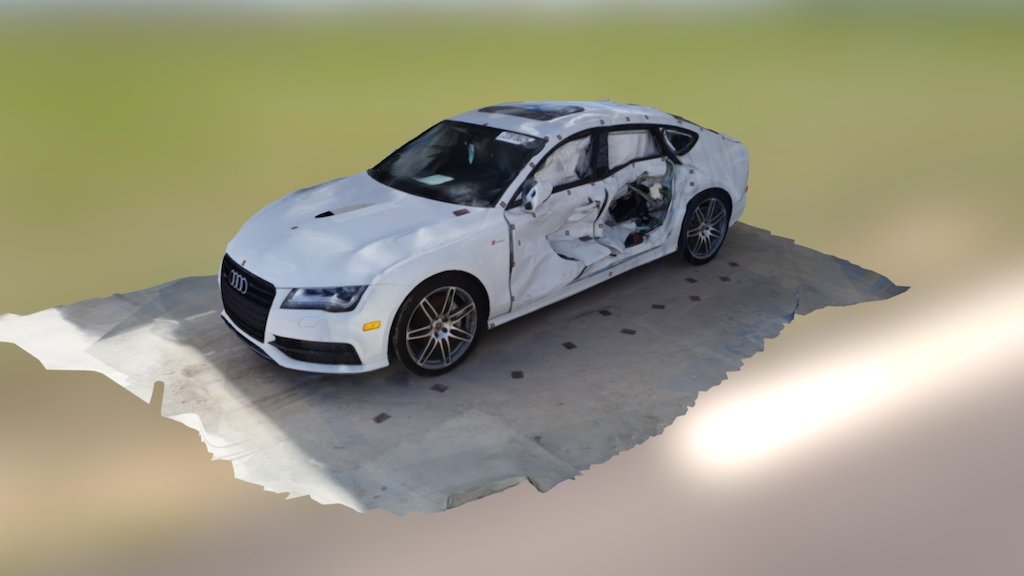 Audi damage - 3D model by F5Graphics [7e96cf3] - Sketchfab