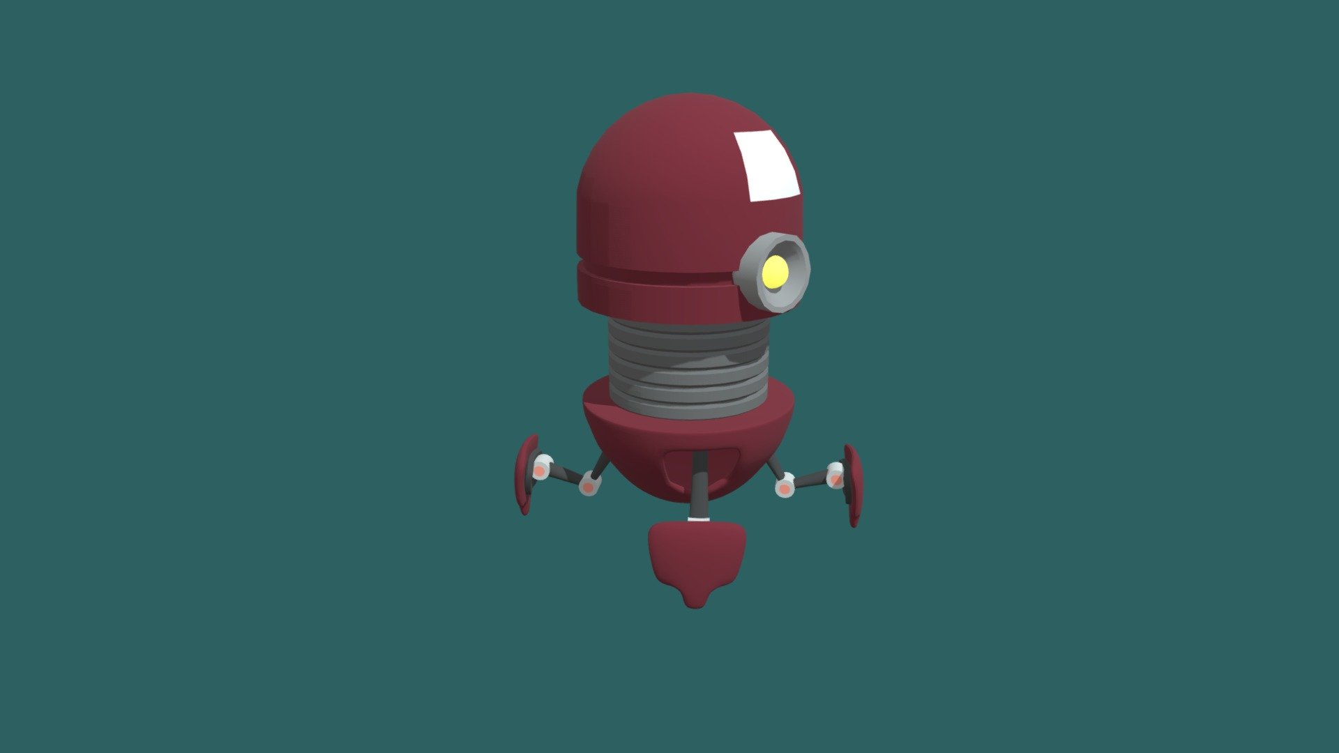Red Robot - Download Free 3D model by dimakor943 [7e9973d] - Sketchfab